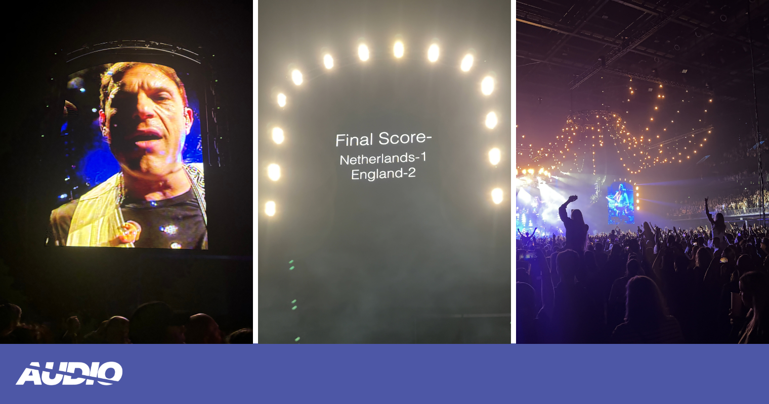 Watch the moment the Kings of Leon fans learned of the England score ...