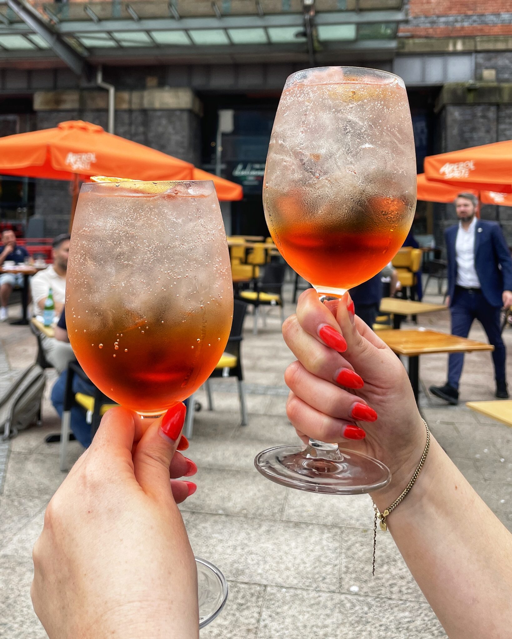 Italian bottomless brunch in Manchester with endless Aperol spritz