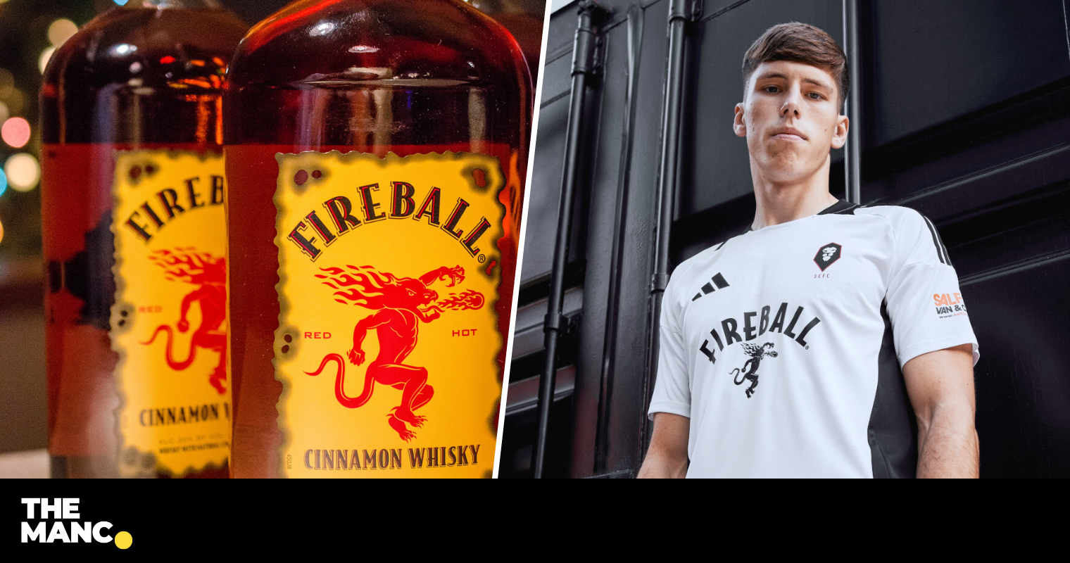 Salford City FC reveal Fireball Whisky as new front-of-shirt sponsor