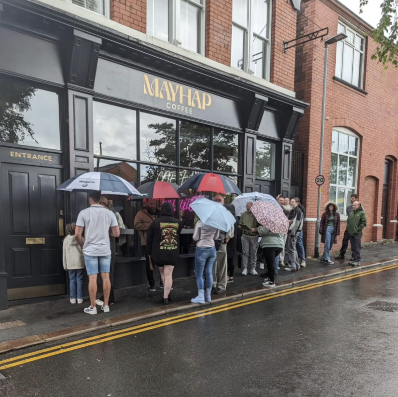 Mayhap Coffee, Wigan - pancakes that are worth the queues