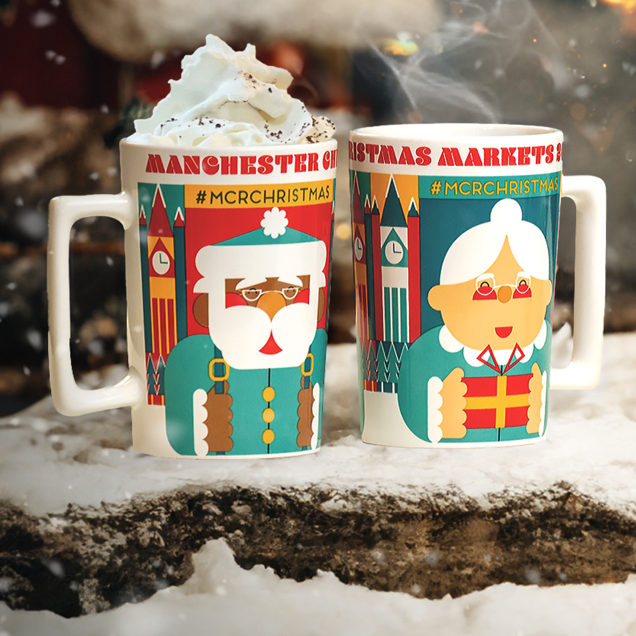 Manchester's iconic Christmas Markets mug designs revealed for 2024