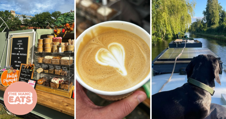 Manchester's quaint canal boat cafe with floating flat whites and ...