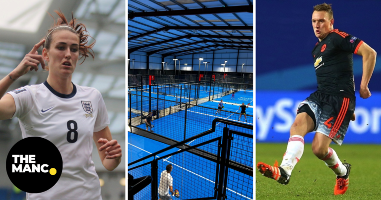 The celebs taking part in Manchester's pro-am padel tournament