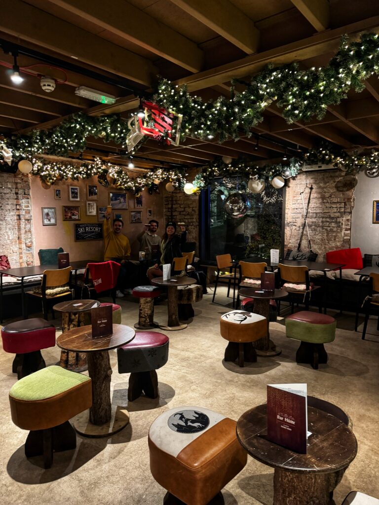 Bar Hutte brings magical Christmas karaoke cabins back to Manchester