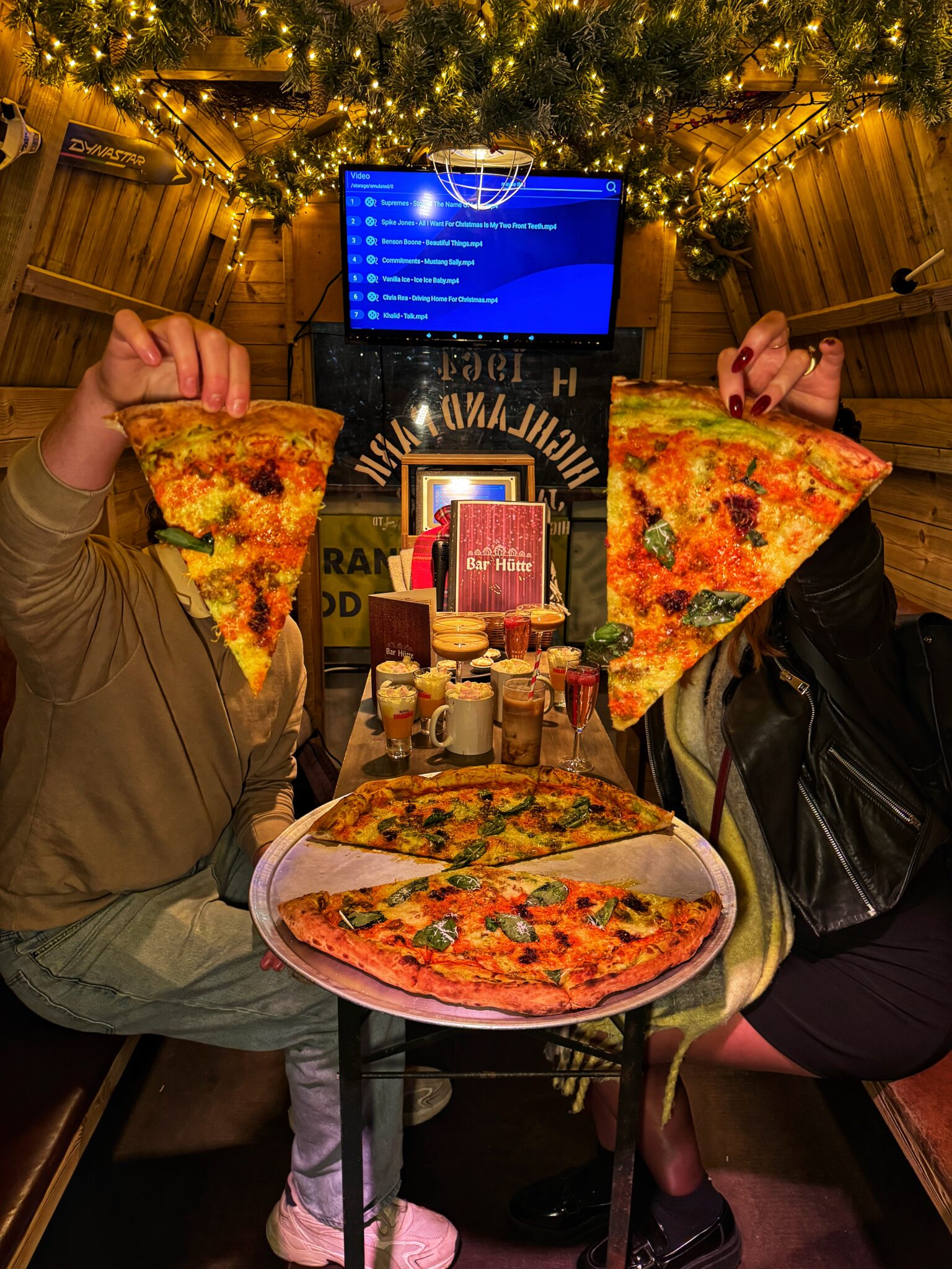 Bar Hutte brings magical Christmas karaoke cabins back to Manchester