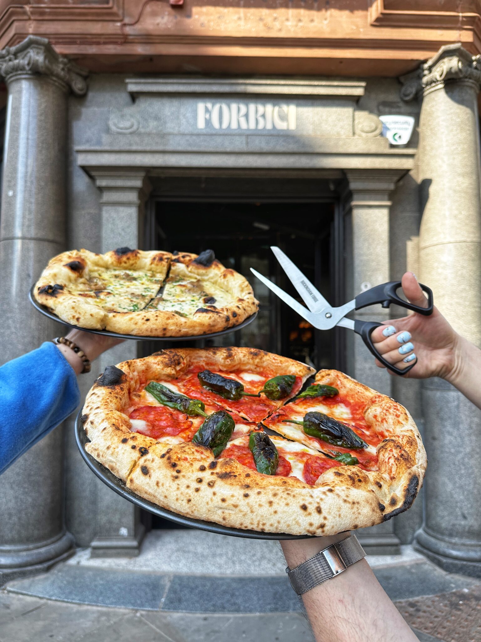 Forbici - the new Manchester pizzeria where every pizza is served with ...