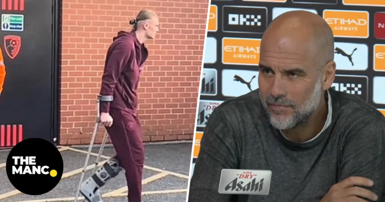 Pep Guardiola confirms Erling Haaland is out injured for 5-7 weeks
