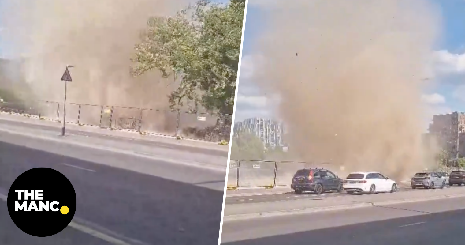 The reason behind the 'dust devil' tornado through Manchester