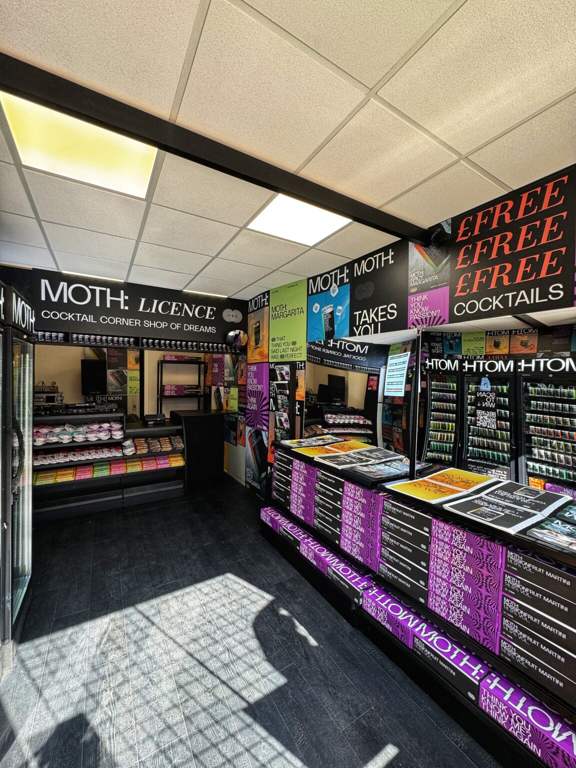 MOTH has opened a canned cocktail corner shop in Manchester
