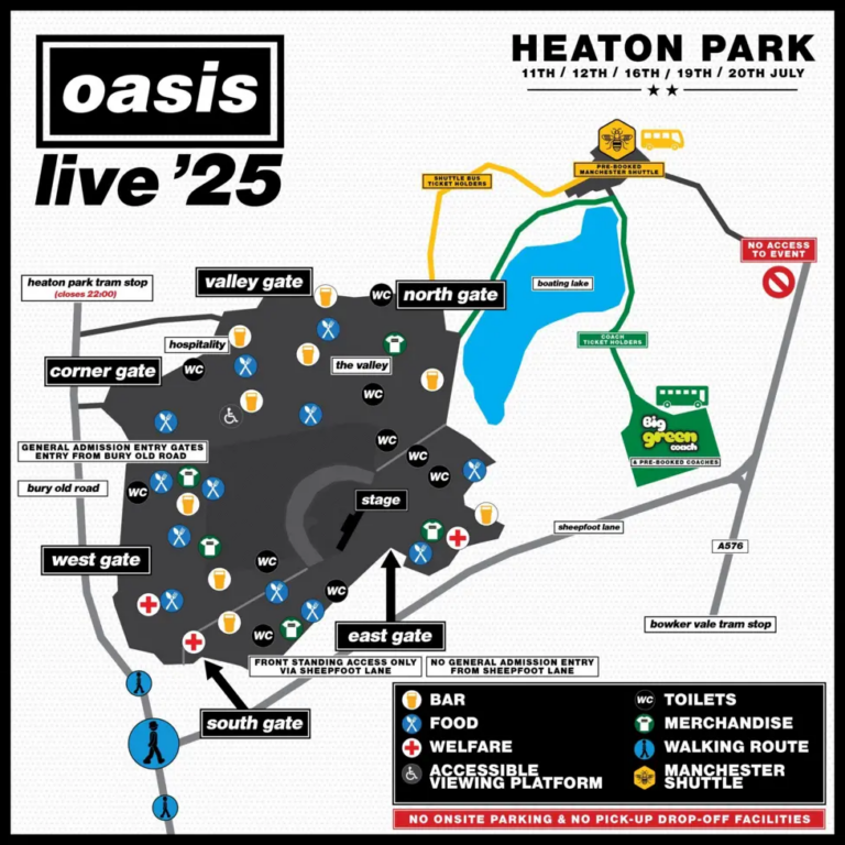 Oasis Live '25 at Heaton Park, Manchester - times, setlist and more