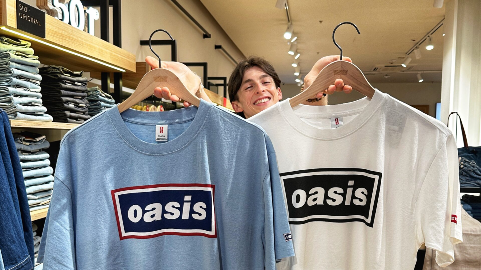 Oasis merch prices at flagship stand in Manchester city centre