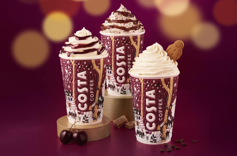 Costa unveils 2025 Christmas menu - with NEW festive lattes, sweet ...