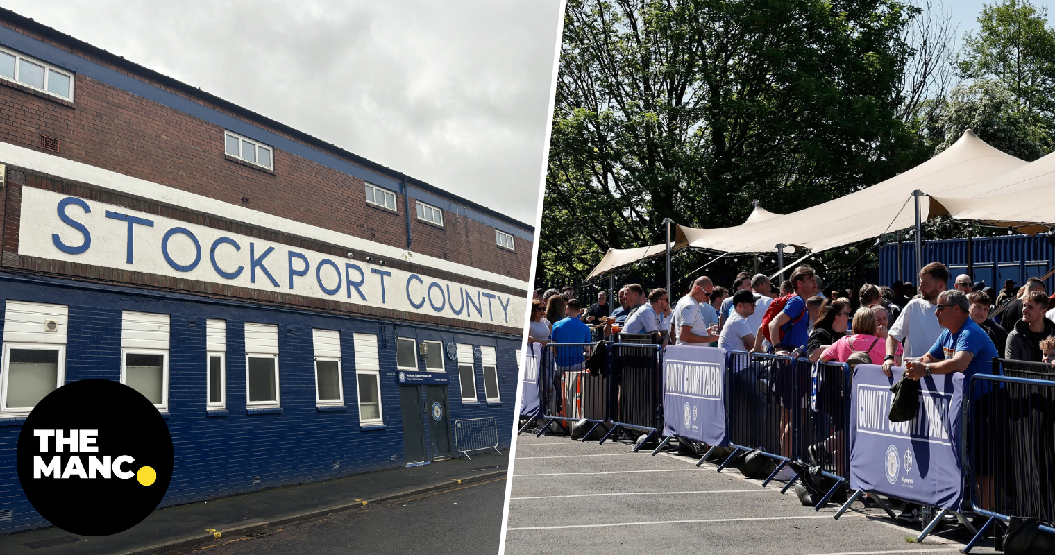 Stockport County showing 2026 World Cup games at Edgeley Park